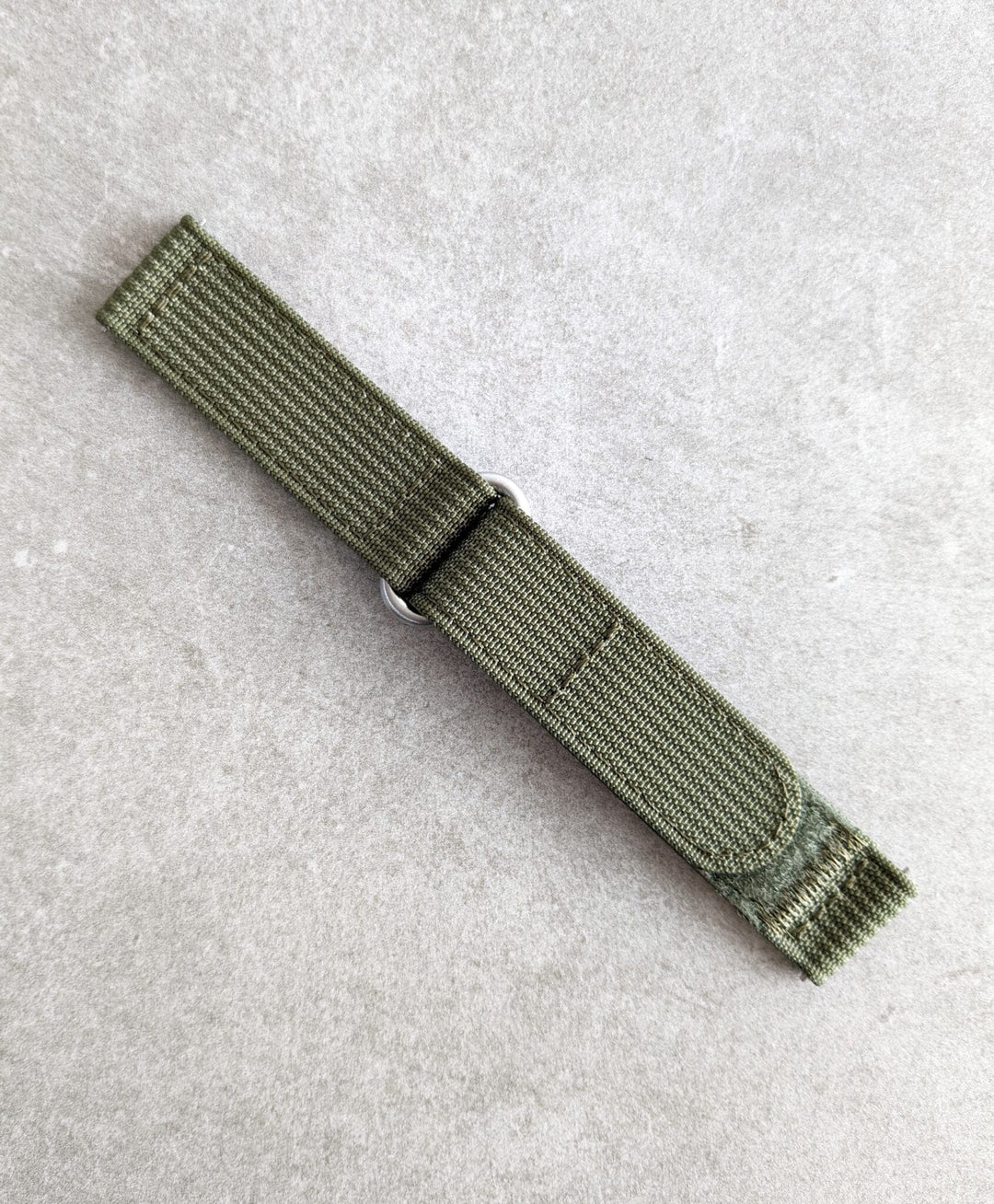 Premium Ribbed Two Piece Ballistic Nylon Strap - Army Green | The Strap ...