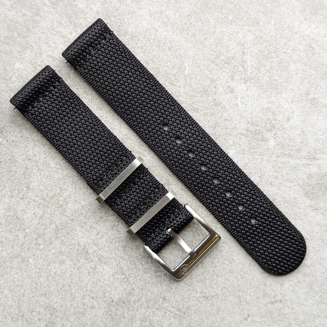 Premium Waffle Weave Two Piece Nylon Strap | The Strap Tailor